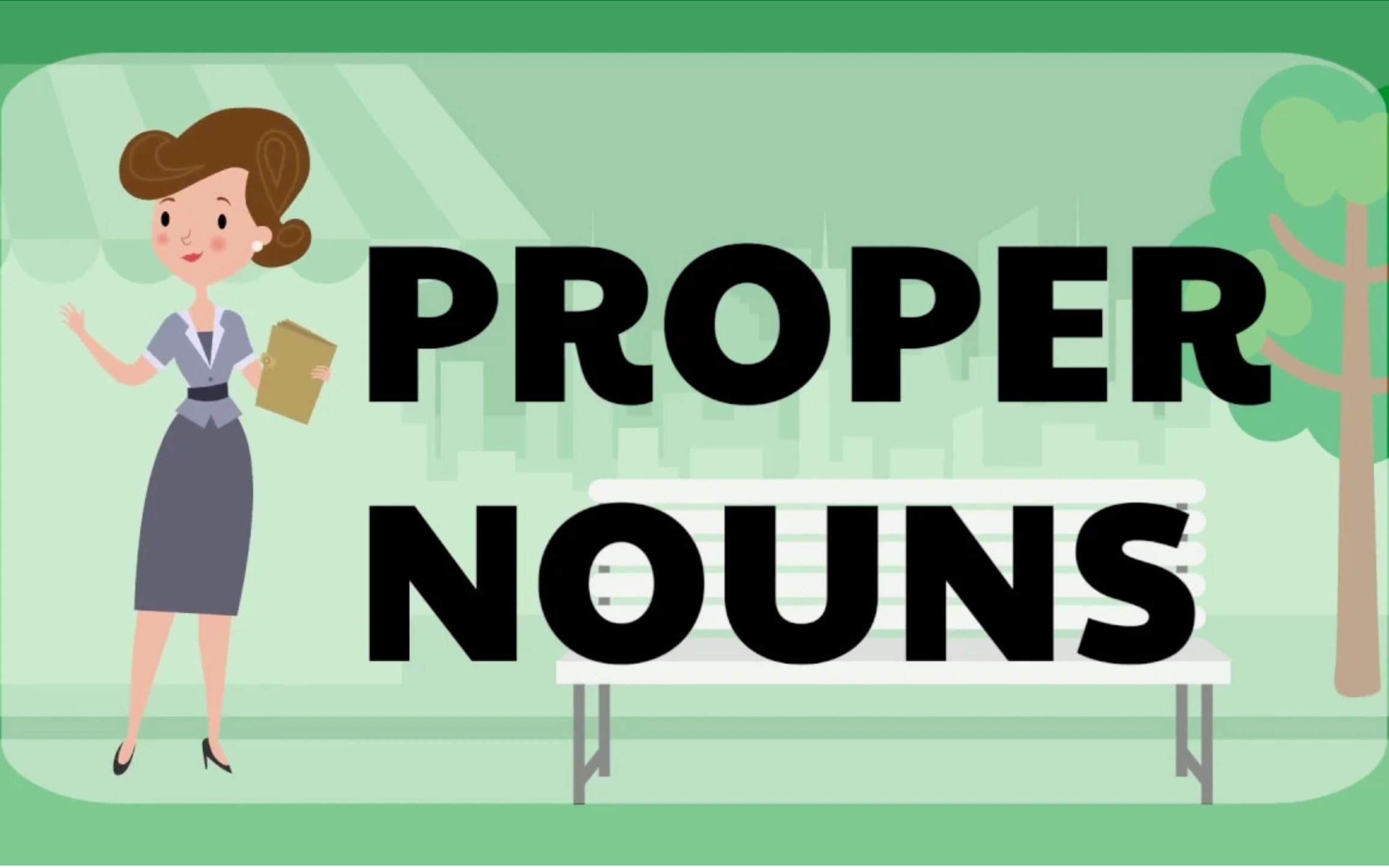 【Tiny Teaching Tube】语法:什么是专有名词?Proper Nouns for Kids