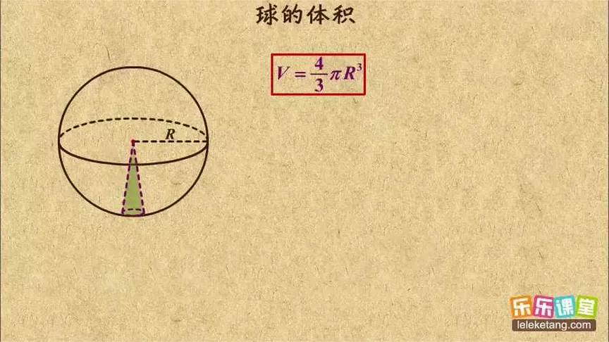 高中数学立体几何:你知道球的体积公式怎么来的么?