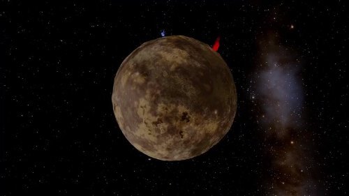 模拟,这个冷却行星,很酷的