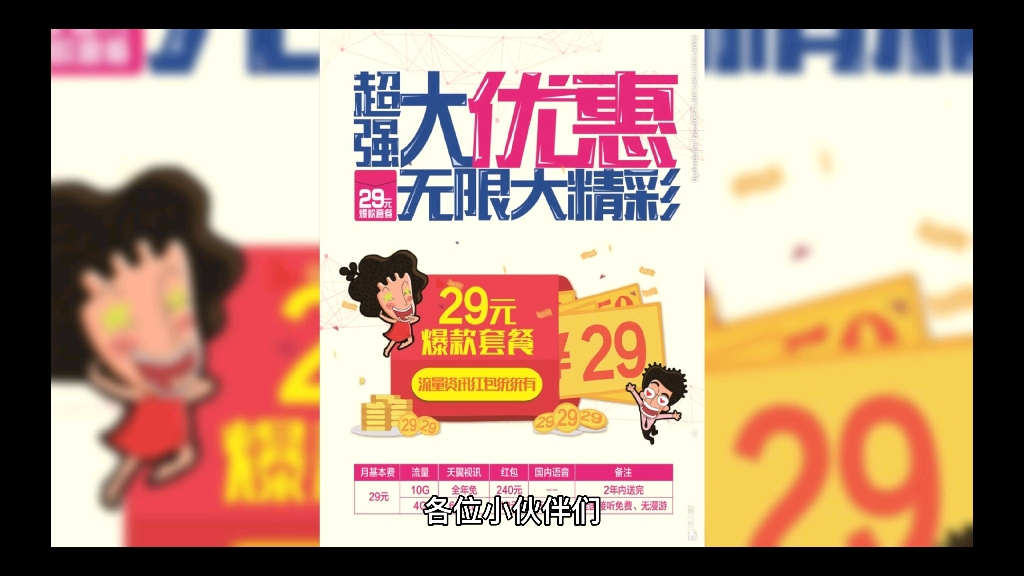 电信永久29元80G纯流量卡,副卡使用首选!