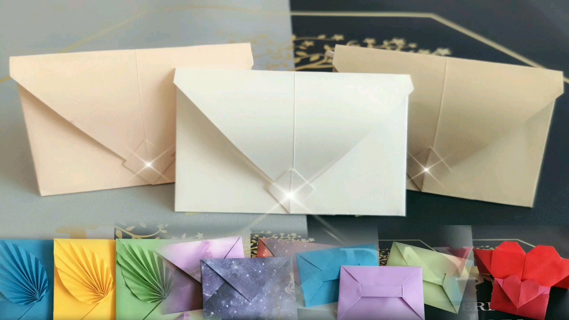 5款信封折法(教程),实用简易,哇塞了!【轻松一刻】