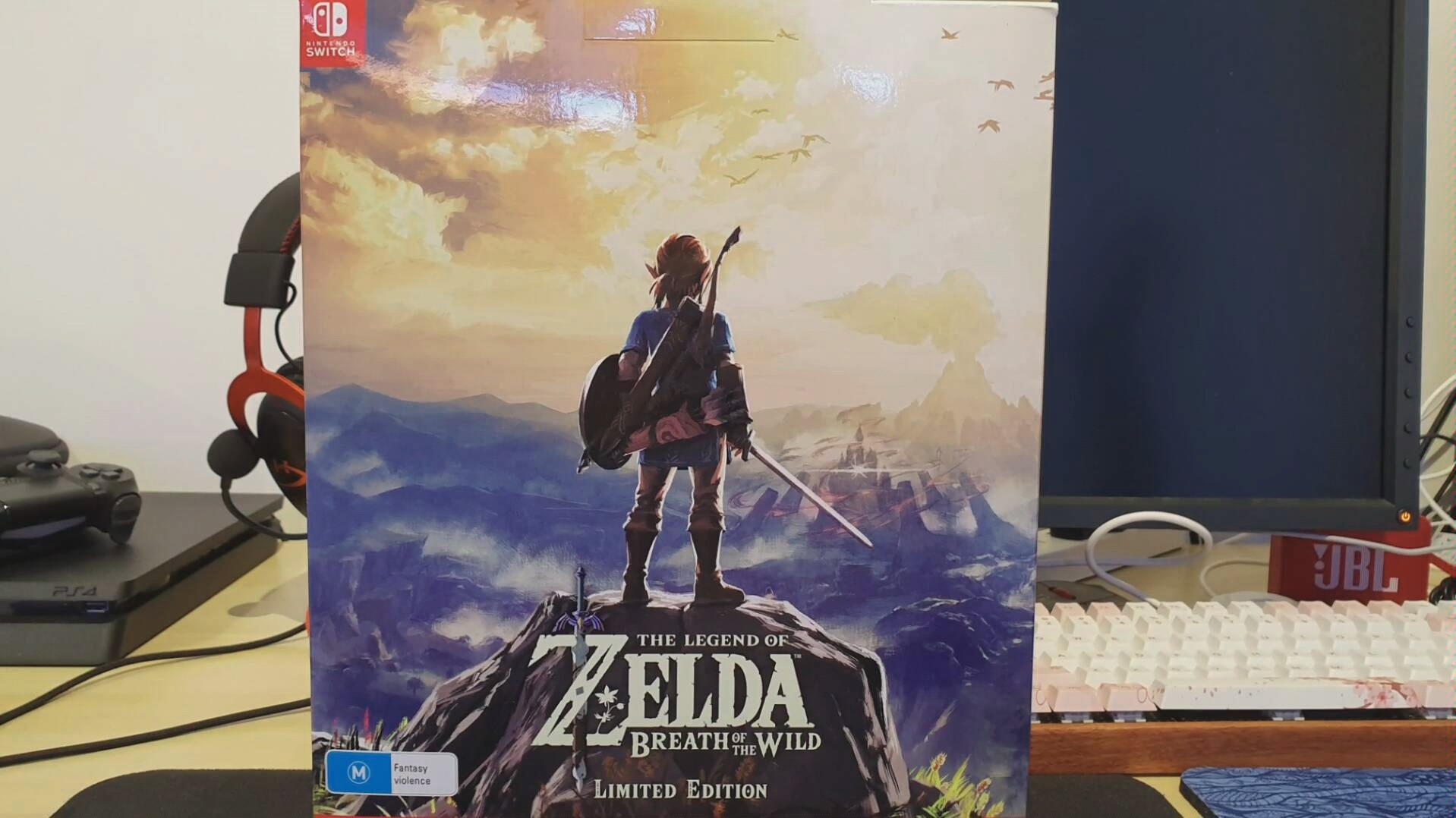 NS Switch 塞尔达传说典藏版开箱