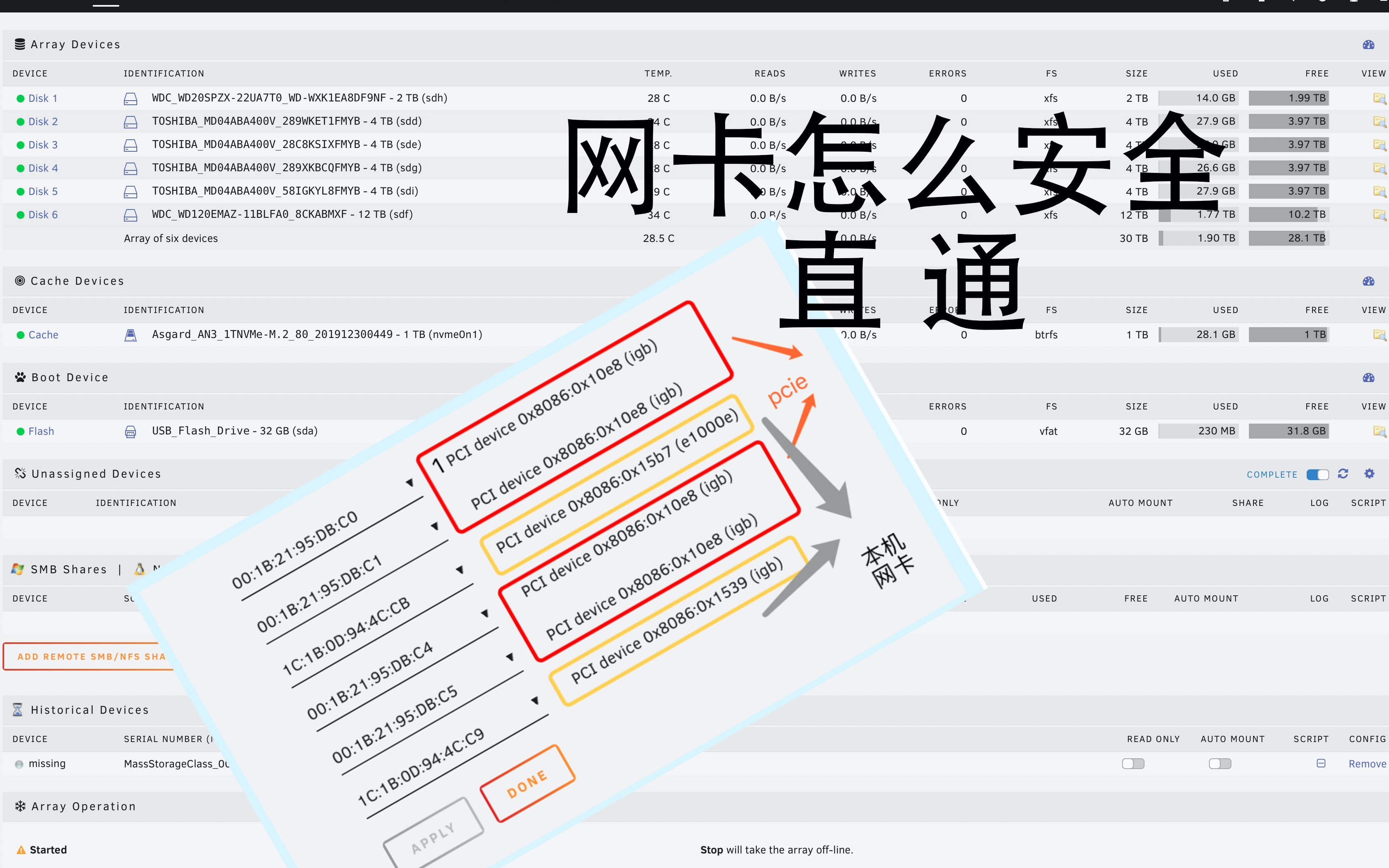 unraid怎么安全的直通网卡,干货全在这里了