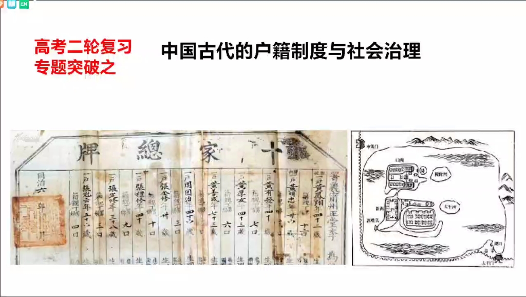 高考历史二轮复习——中国古代户籍制度与社会治理