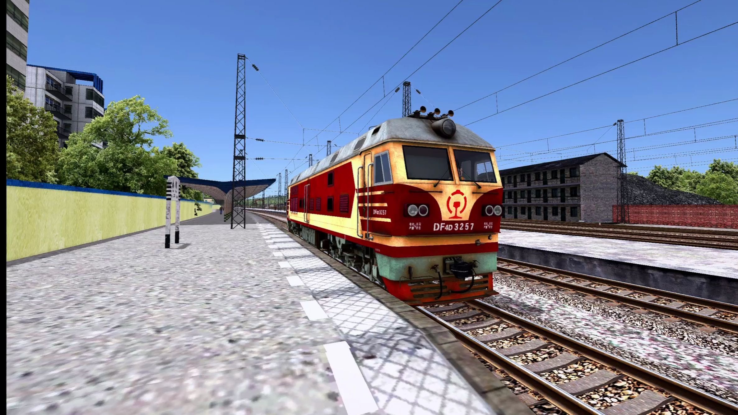 模拟火车(TSC) Krita Studio制作 中国铁路 DF4D 型内燃机车