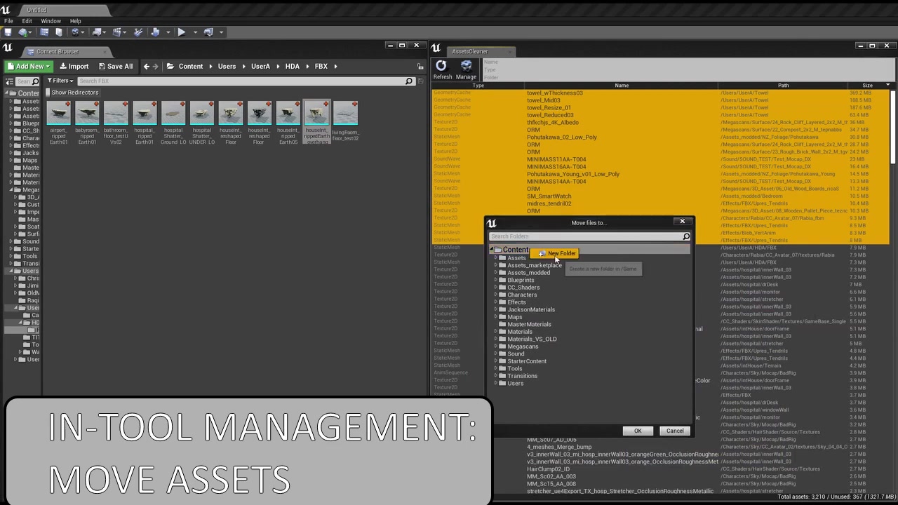 【资源插件库】UE4 资产清理器-项目清理工具