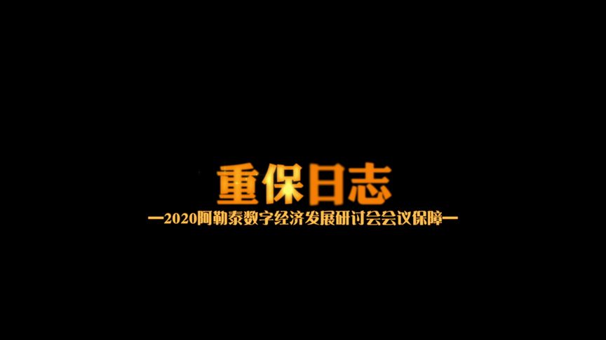 亮剑-2020 6 12 阿勒泰数字经济发展研讨会会议保障