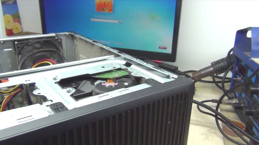 一台HP品牌主机的简单维修过程故障很常见20200228