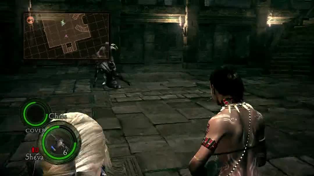 生化危机5【专家】5-3 0改手枪+闪光榴弹稳定向无伤1分钟速杀威斯克