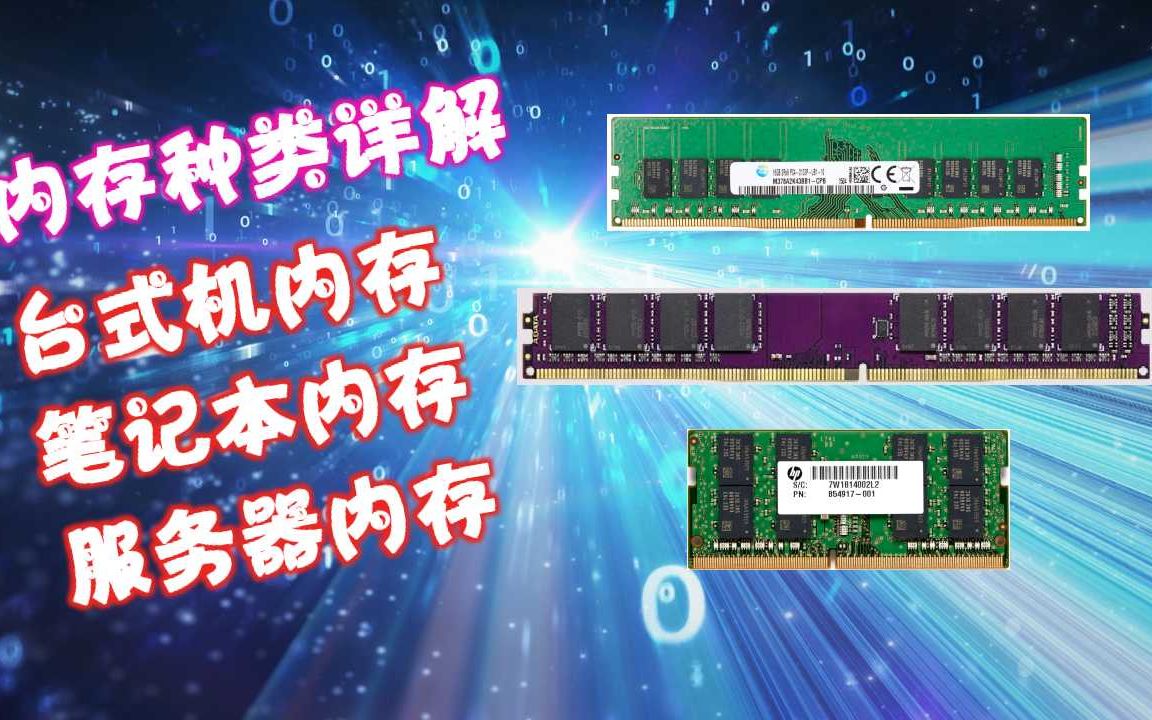 笔记本、台式机、服务器内存条讲解[UDIMM/VLPDIMM/SODIMM/...