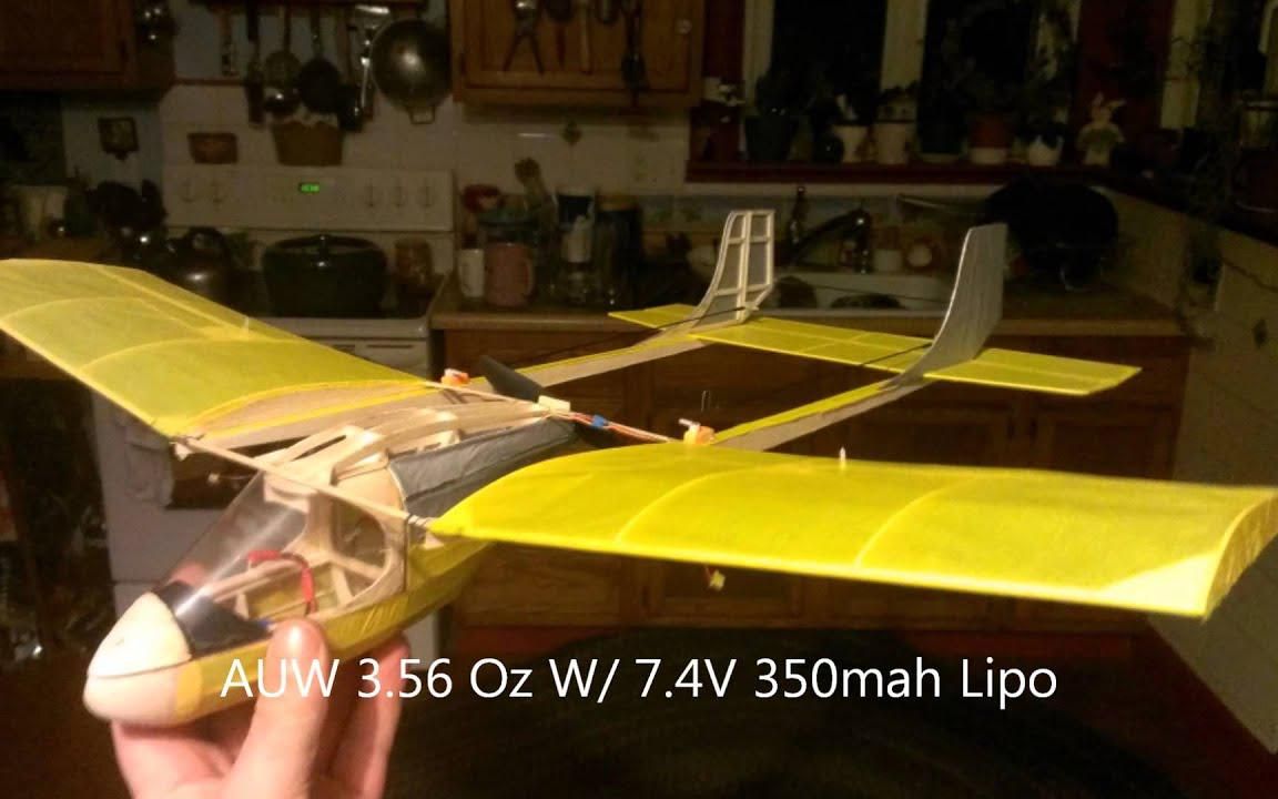 【微型轻木航模】微型RC Push-E航模制作,YouTube转载scatological...
