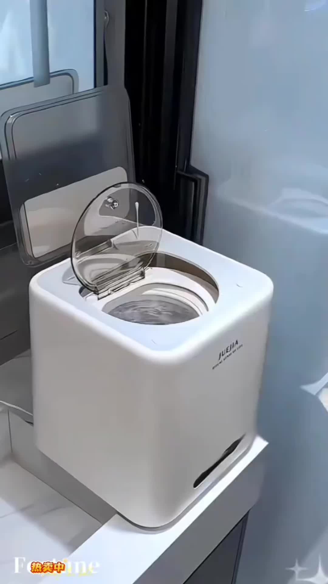 #小型洗衣机#迷你洗衣机洗脱一体 #洗内衣内裤袜子,宝宝衣服。#干净...