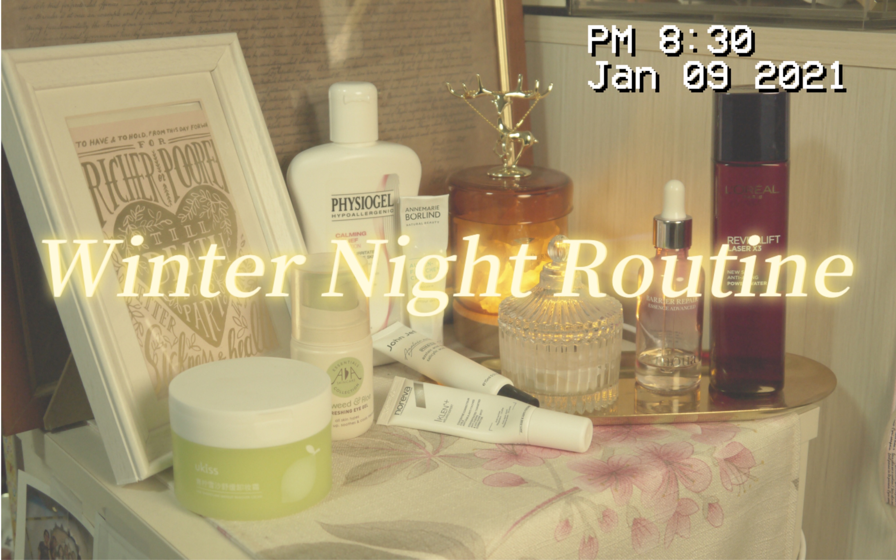 混油痘肌深冬晚间护肤流程Winter Night Routine|维稳修复祛痘淡斑美白...