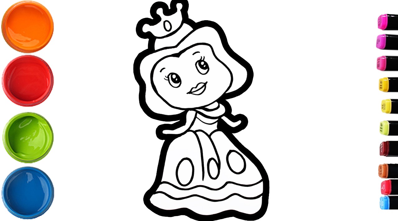 简笔画小公主笔画图片大全儿童画幼乐园画画作业简笔画学英语