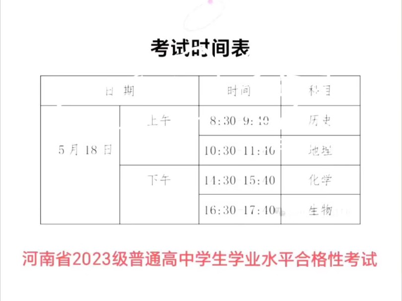 河南省会考2023级普通高中学生学业水平合格性考试试卷答案解析
