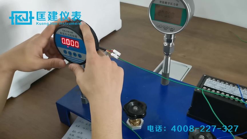 单路压力控制器操作方法演示,压力控制器应该如何使用