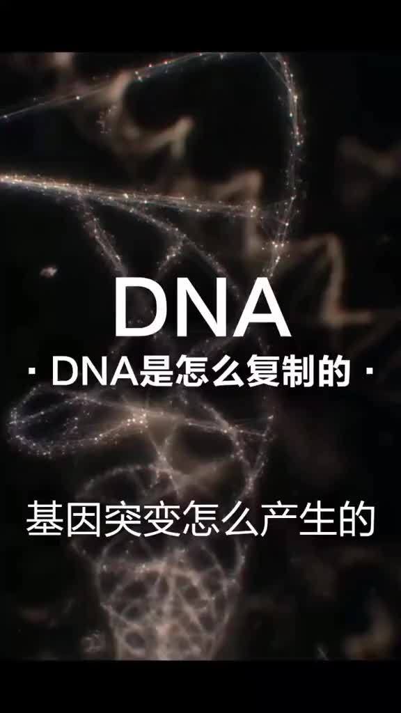 DNA是怎么复制的?基因突变是怎么产生的?