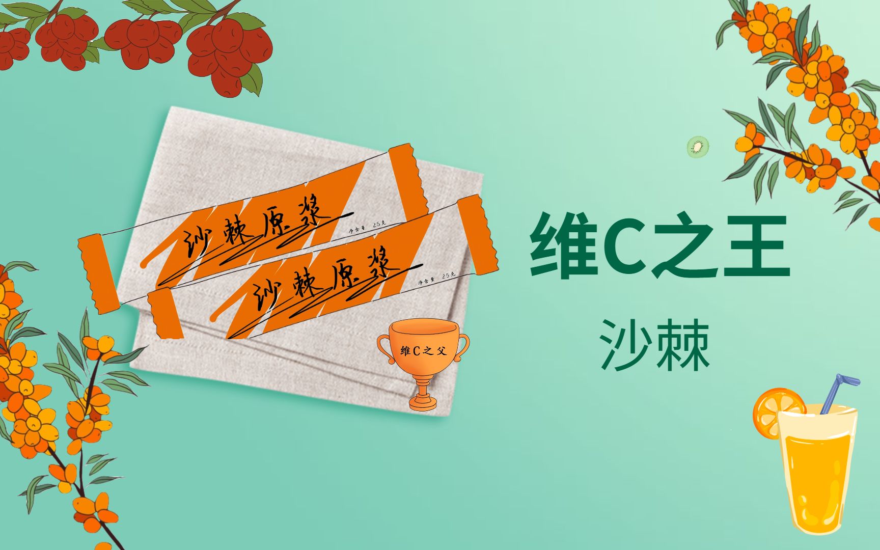 誉有“维C之王”的沙棘,你知道它的食用以及药用价值吗?