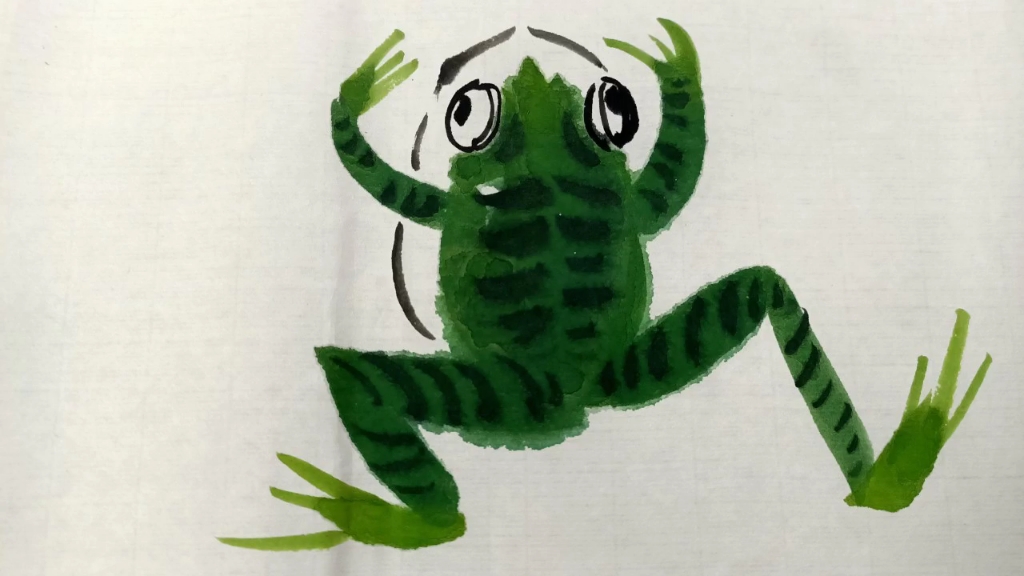小孩子一看就会的水墨画