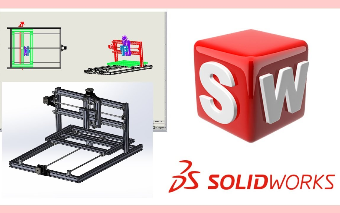 Solidworks tutorial软件教学 24 三视图线条分颜色