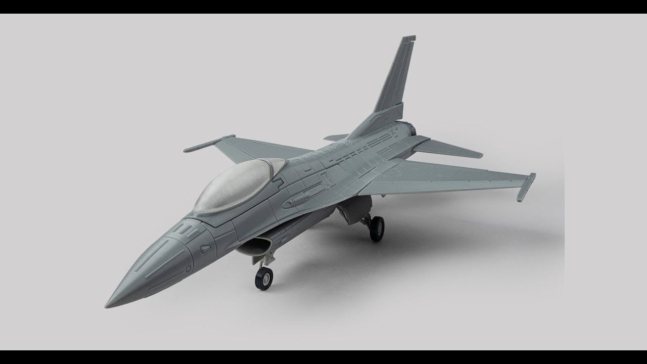 3D打印模型 1/48 F-16战隼A/C战斗机模型(内附STL文件地址)