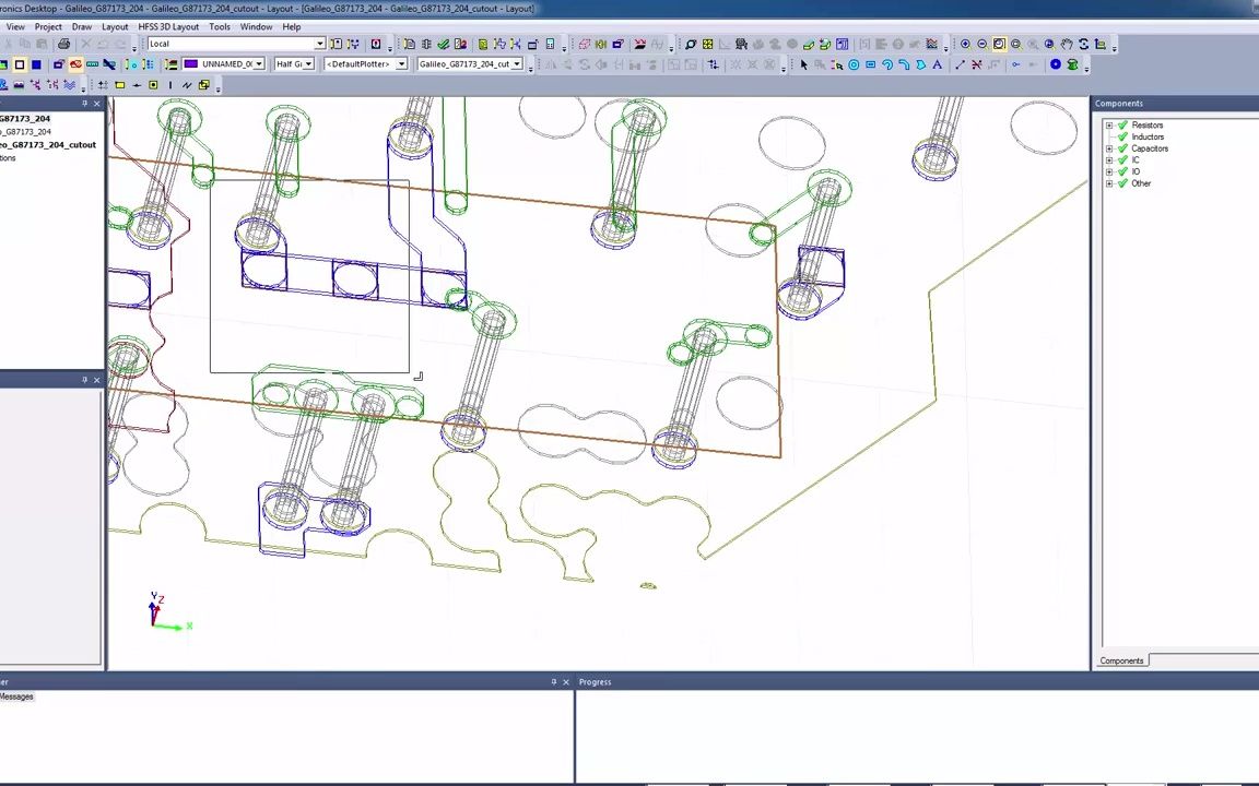 ANSYS HFSS 3D Layout Model from a Cadence Board File从Intel ...