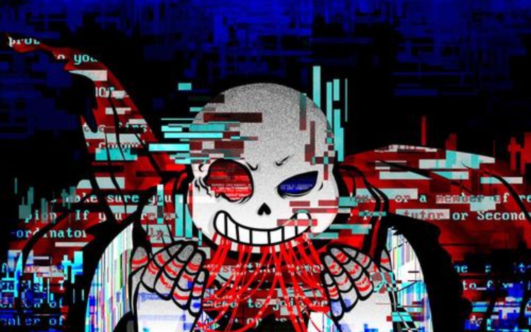 [AU科普]fatal-error sans(致命错误)_UNDERTALE传说之下