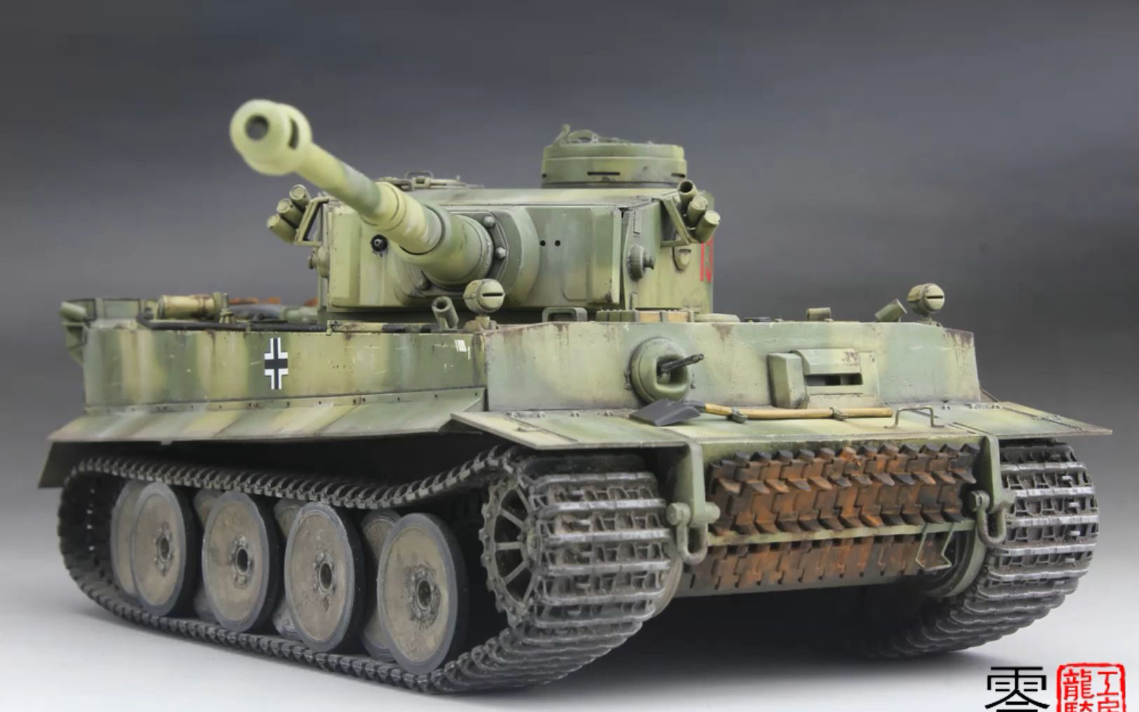 坦克模型:虎式坦克不亏为经典之作,越看越得劲。