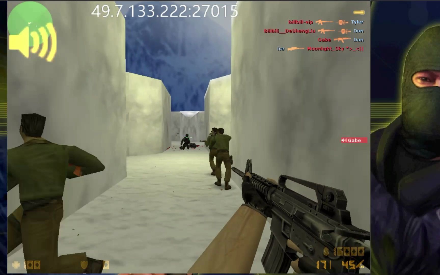 【反恐精英】CS1.6- 雪地-杀敌与反杀_游戏集锦