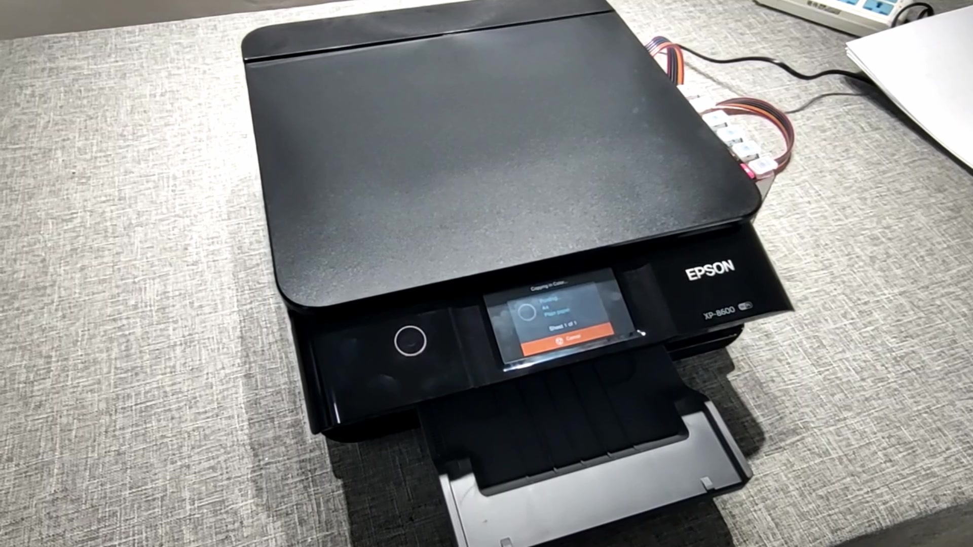爱普生XP8600复印及身份证复印教程