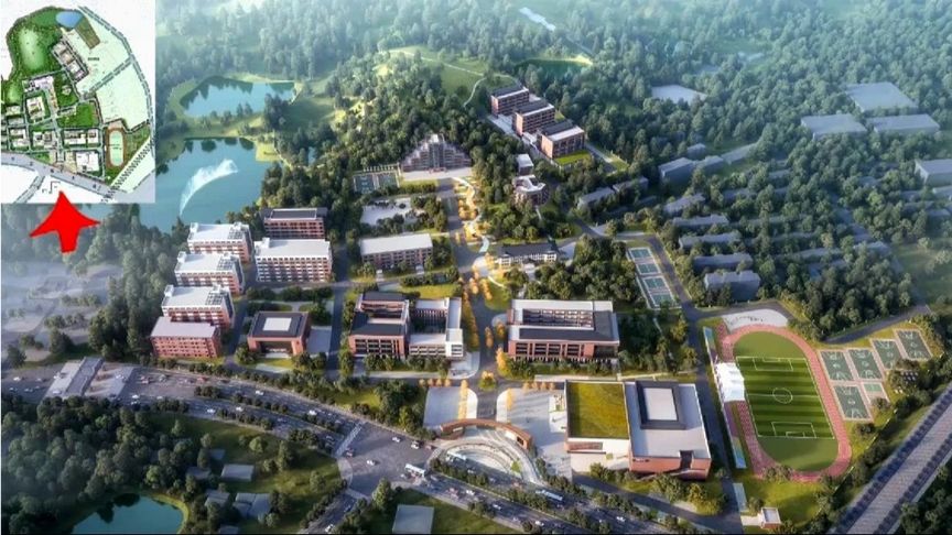 江西艺术职业学院新校区规划方案公示
