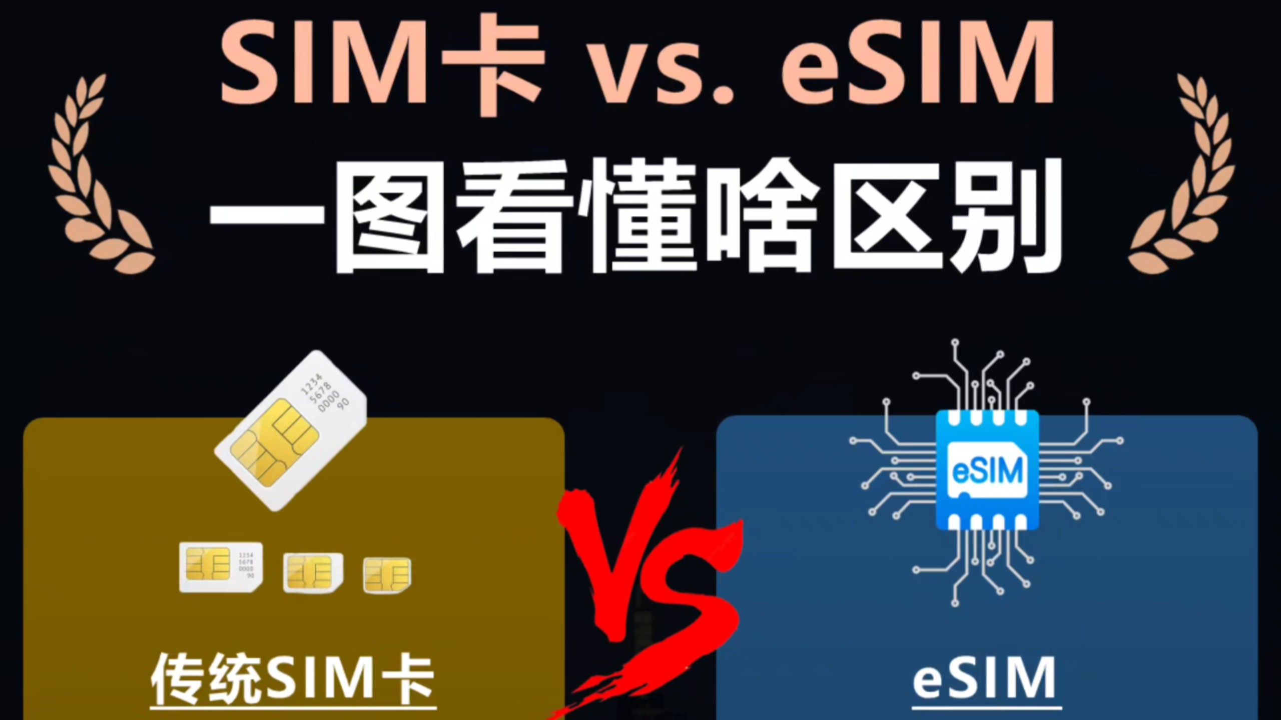 一图看懂eSIM和SIM卡的区别,你选哪个?