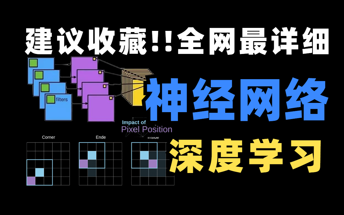 ...【神经网络与深度学习】教程,计算机大佬带你从入门到进阶,一次学到...