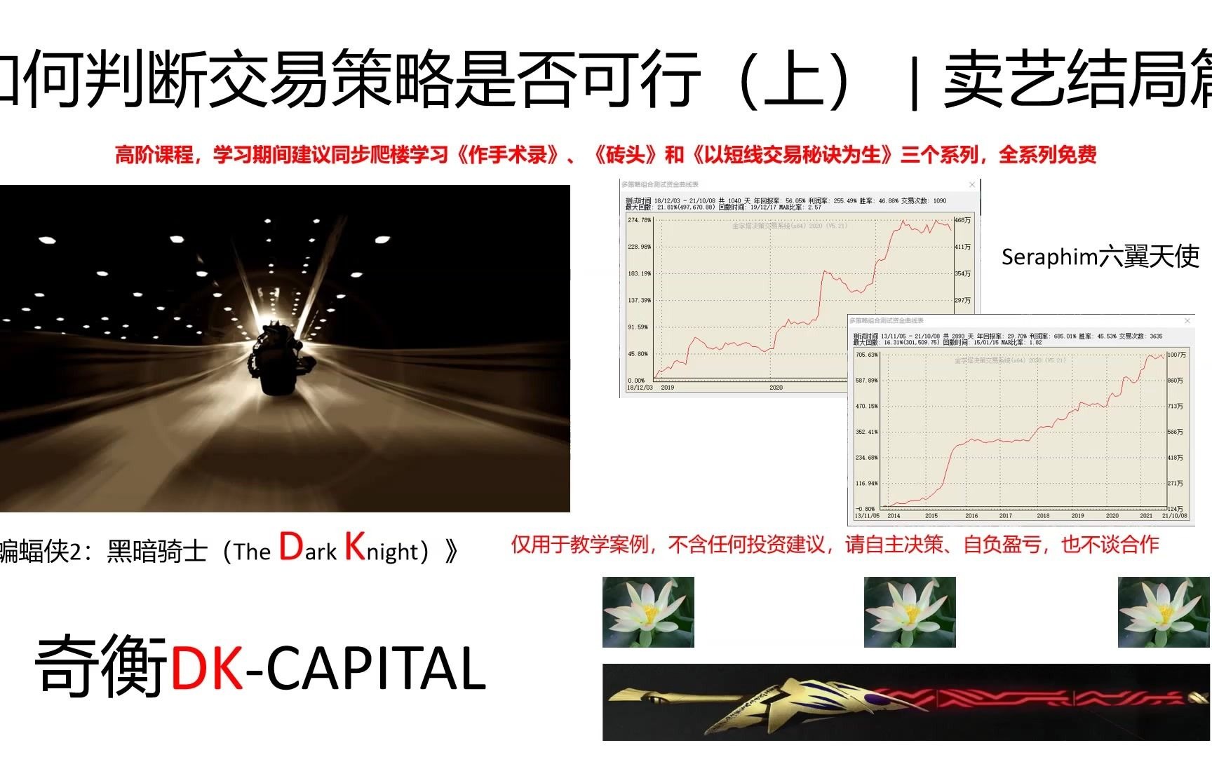 如何判断交易策略是否可行(上)(卖艺结局篇)