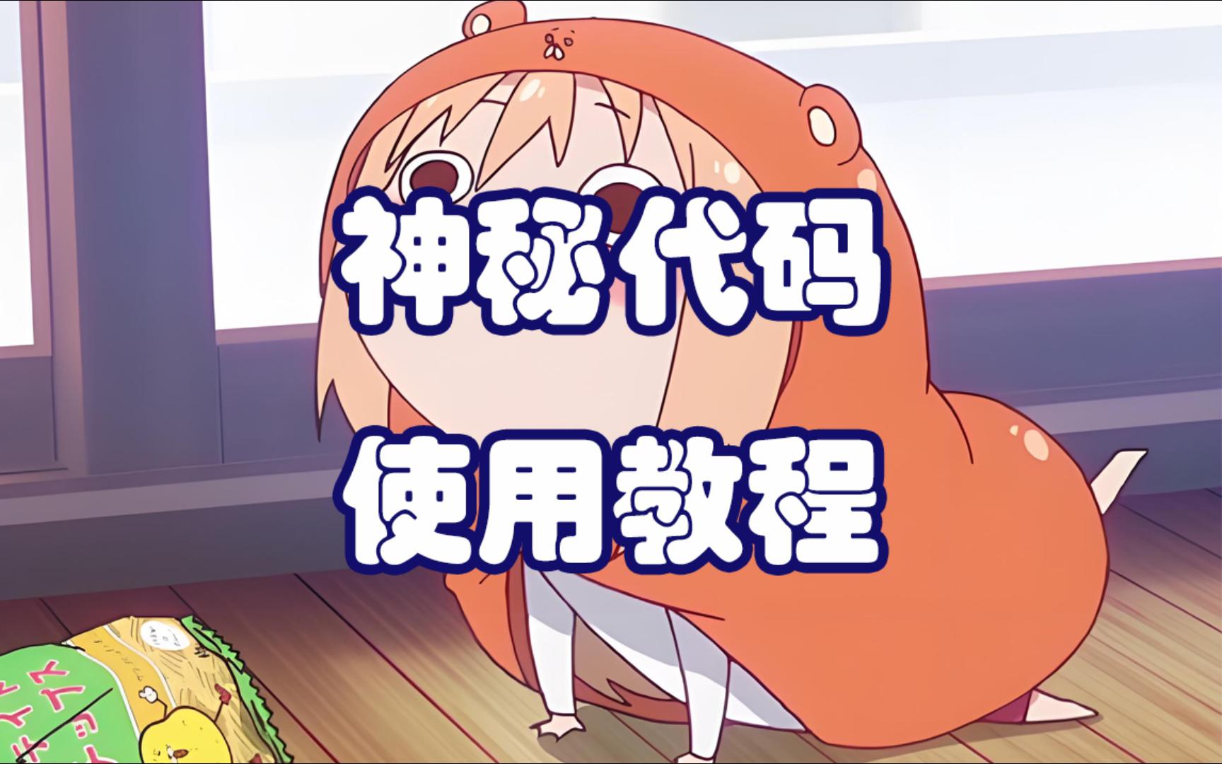 神秘代码使用教程