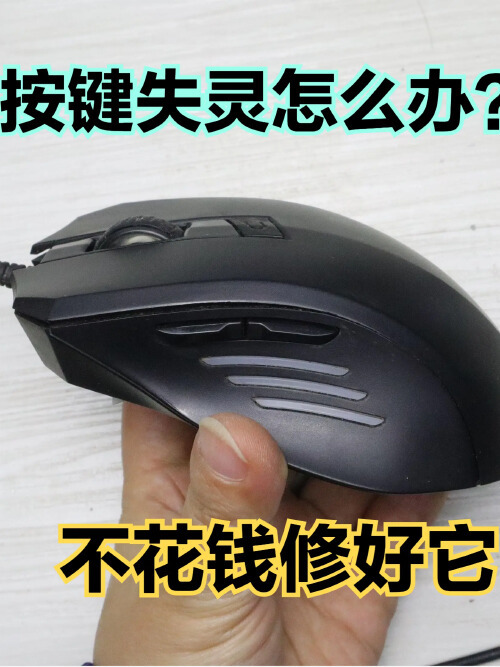 鼠标按键失灵怎么办?不花钱简单修一下,跟新的一样好用