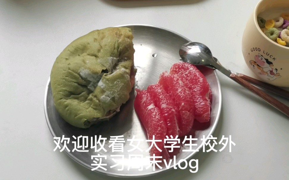 00后女大学生校外实习日常vlog