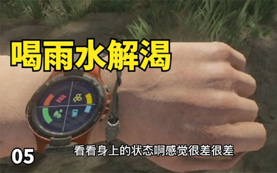 绿色地狱05:野外没有饮用水怎么办?喝雨水!