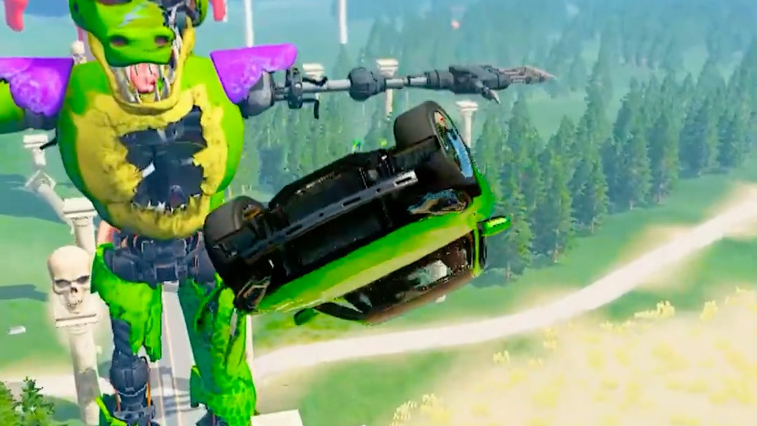 哪辆车能成功穿过玩偶头顶的火圈_哔哩哔哩bilibili_手游情报