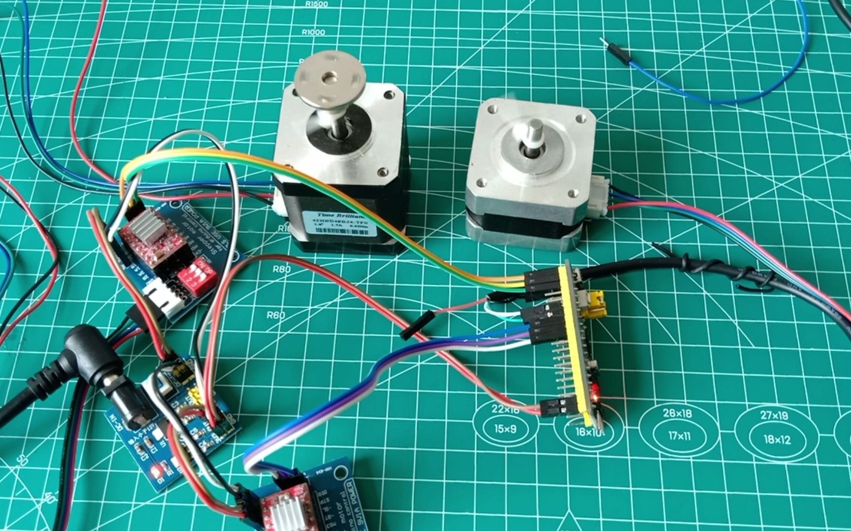 STM32duino AccelStepper.h库控制多路电机协调运动(电机例程分享第...