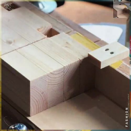 如何使用斜切锯加工准确螺距的凹槽