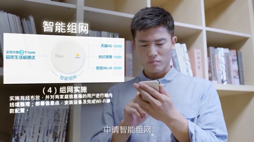 中国电信智能组网:让你家中WIFI信号处处满格