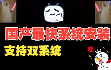 最快系统安装 !支持Win共存 !国产操作系统!--统信UOS家庭版