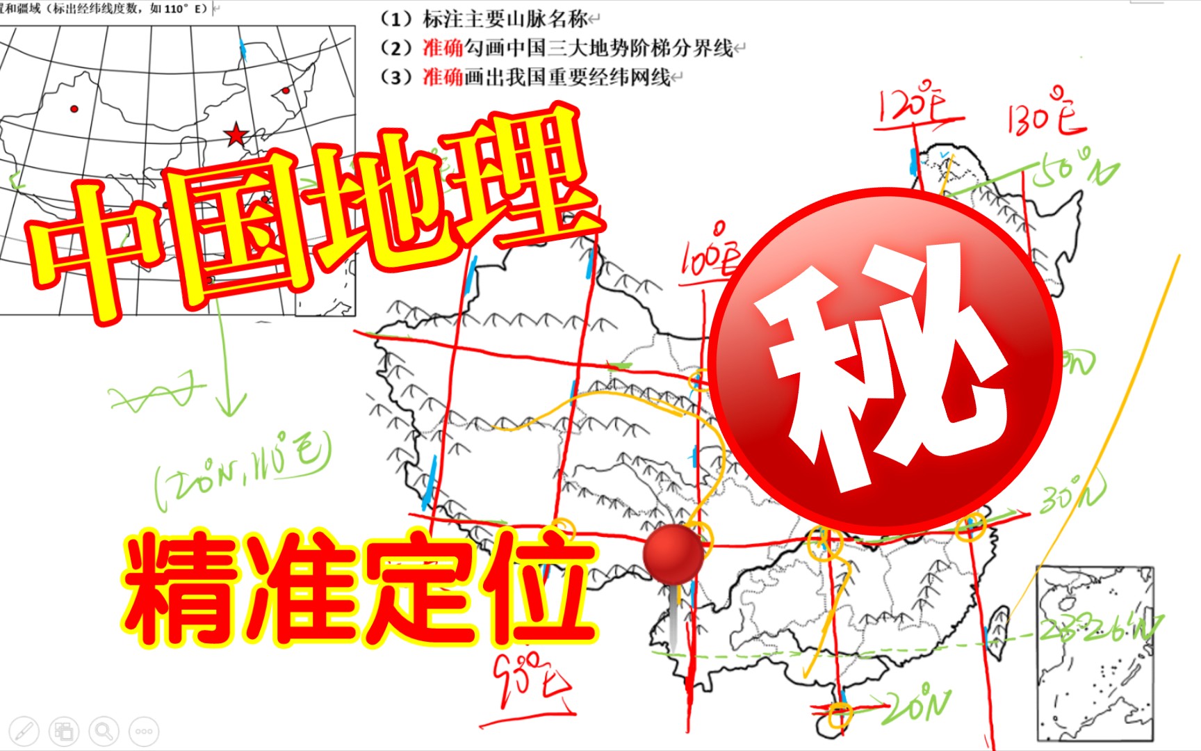 【中国地理】经纬网定位ߓ�——马上收藏!