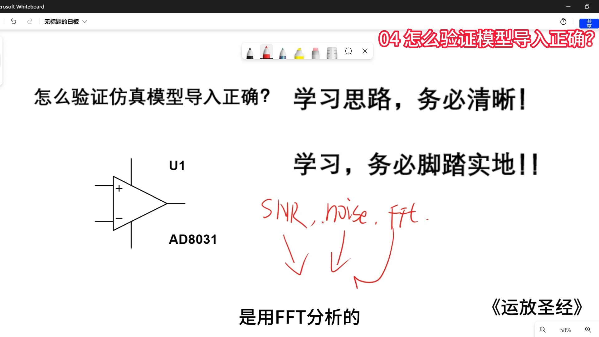 1.4 Multisim怎么验证模型正确导入?偏置电流准不准?