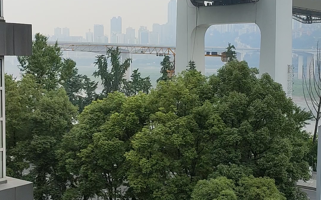 重庆坐轨道交通要上好几段电梯,对于平原人来说真的很有意思了