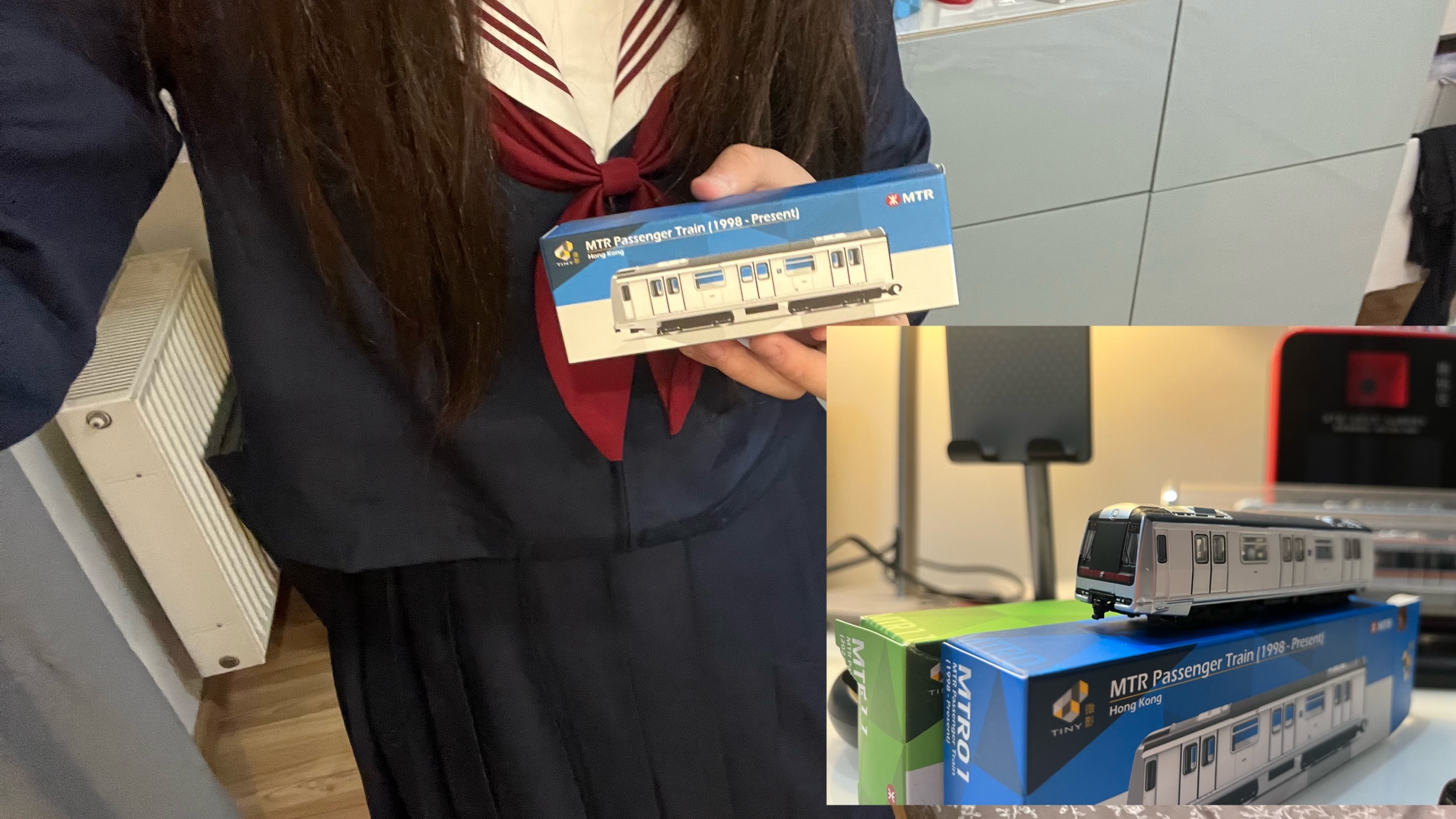 【半水】Tiny微影港铁市区线M-Train列车 合金模型开箱