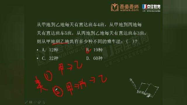 「数量关系大课堂」计数原理之排列组合