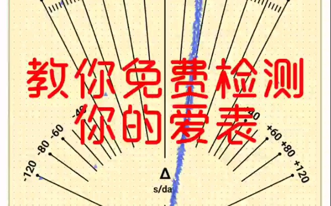 教你如何检测手表不花钱 WATCH ACCURACY METER