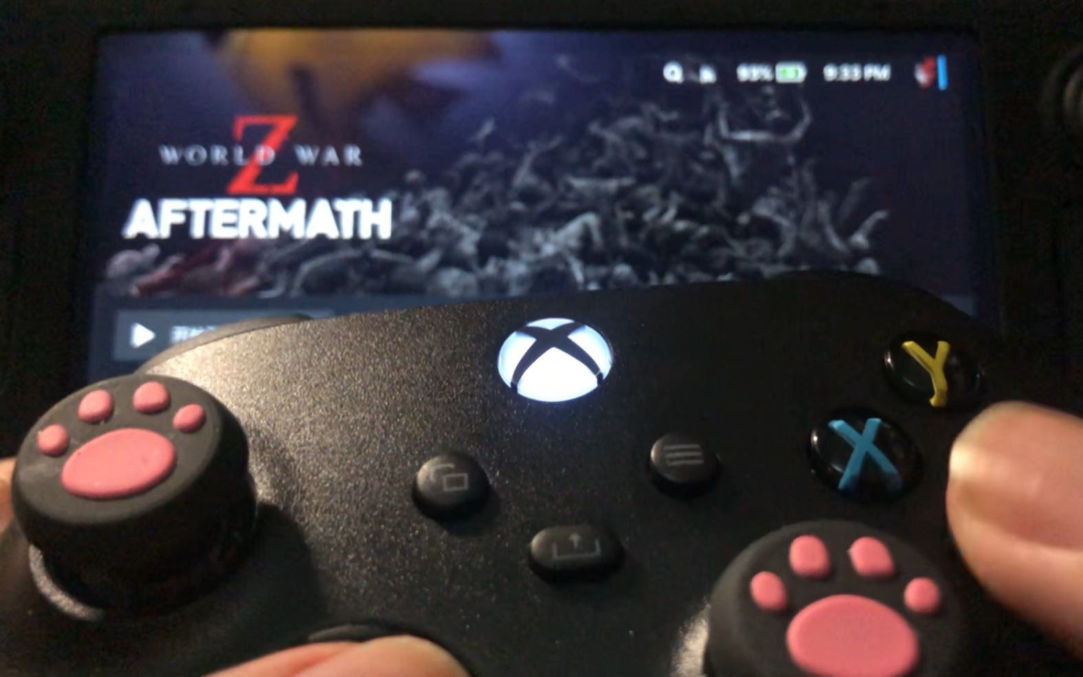 僵尸世界大战steamdeck无线xbox手柄摇杆失灵无法识别/没反应的问题...